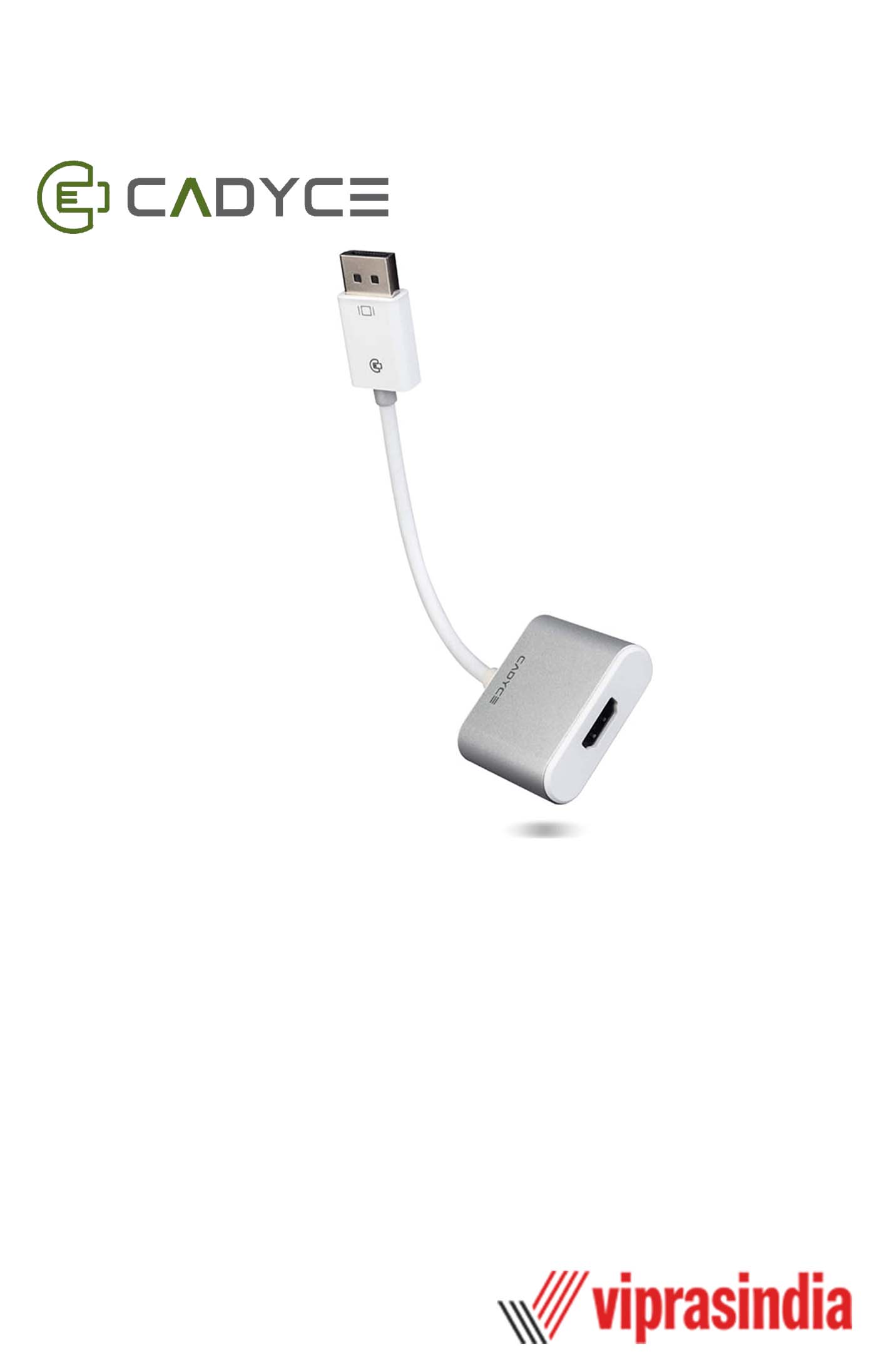 Cadyce DisplayPort to HDMI Adapter with Audio CA-DPHDMI (₹2,050.00)