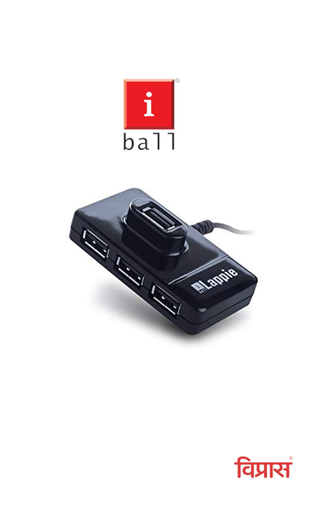 USB2.0 Hub iBall Piano 423 (Black) (₹450.00)